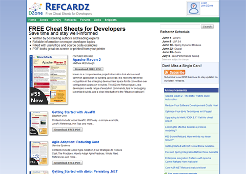 DZone: News Aggregator and Free Cheat Sheets for Developers — SitePoint