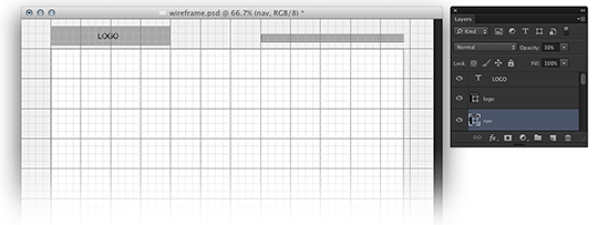 Photoshop CS6 Unlocked—Making Wireframes in Photoshop — SitePoint