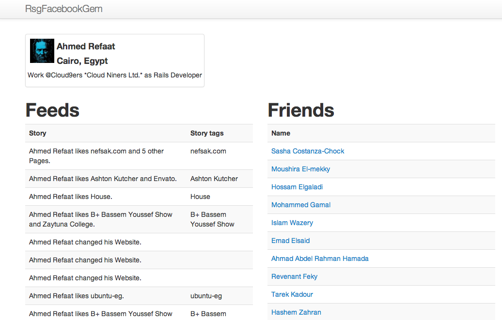Ruby Social Gems: Facebook - SitePoint