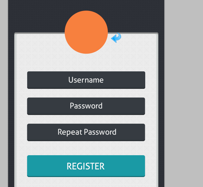 Design a Flat Registration Screen in Photoshop — SitePoint