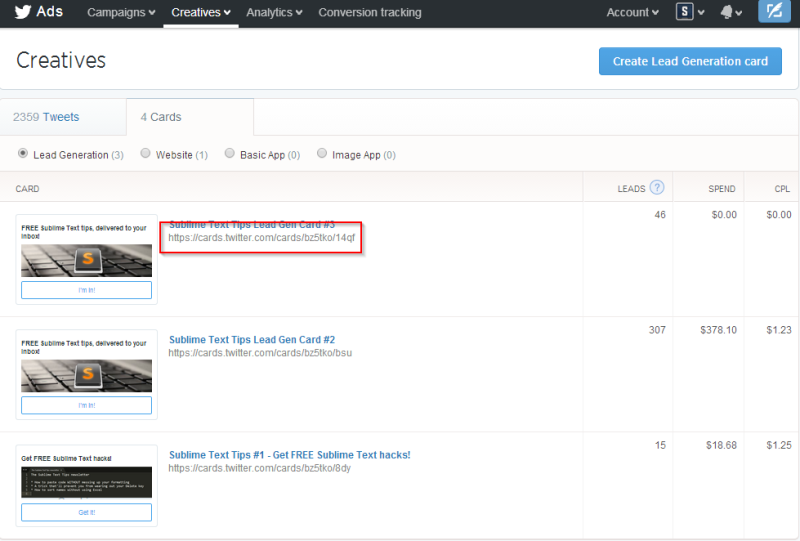 How to Grow Your Email List with Twitter Lead Generation Cards