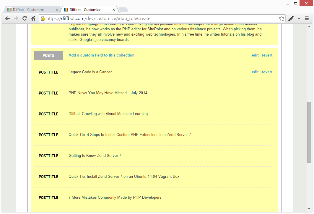 Analyze SitePoint Author Portfolios with Diffbot — SitePoint