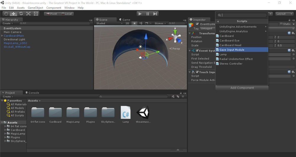 Building a Google Cardboard VR App in Unity — SitePoint