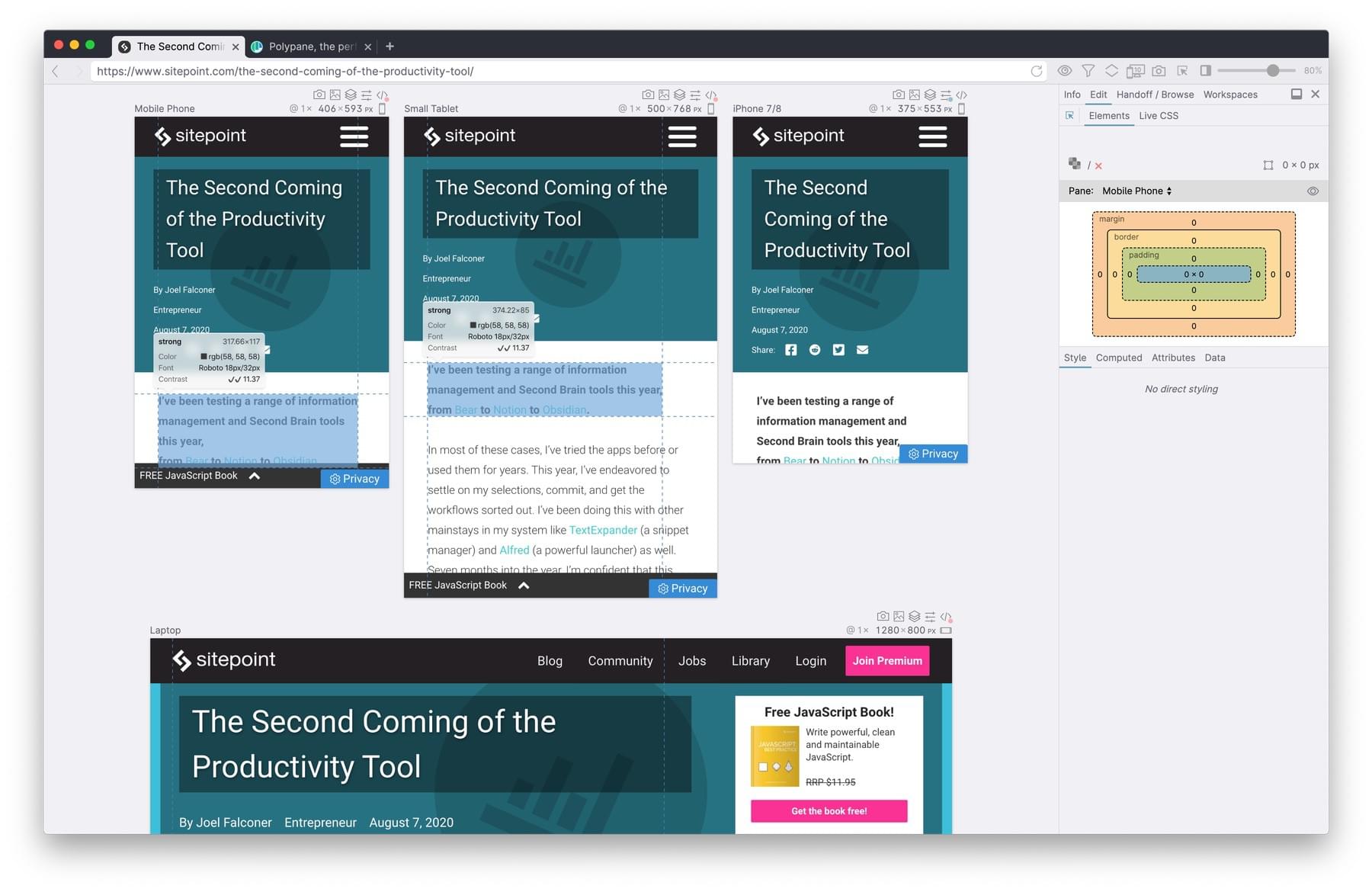认识Polypane，这是一款使您的速度提高五倍的浏览器-CSDN博客
